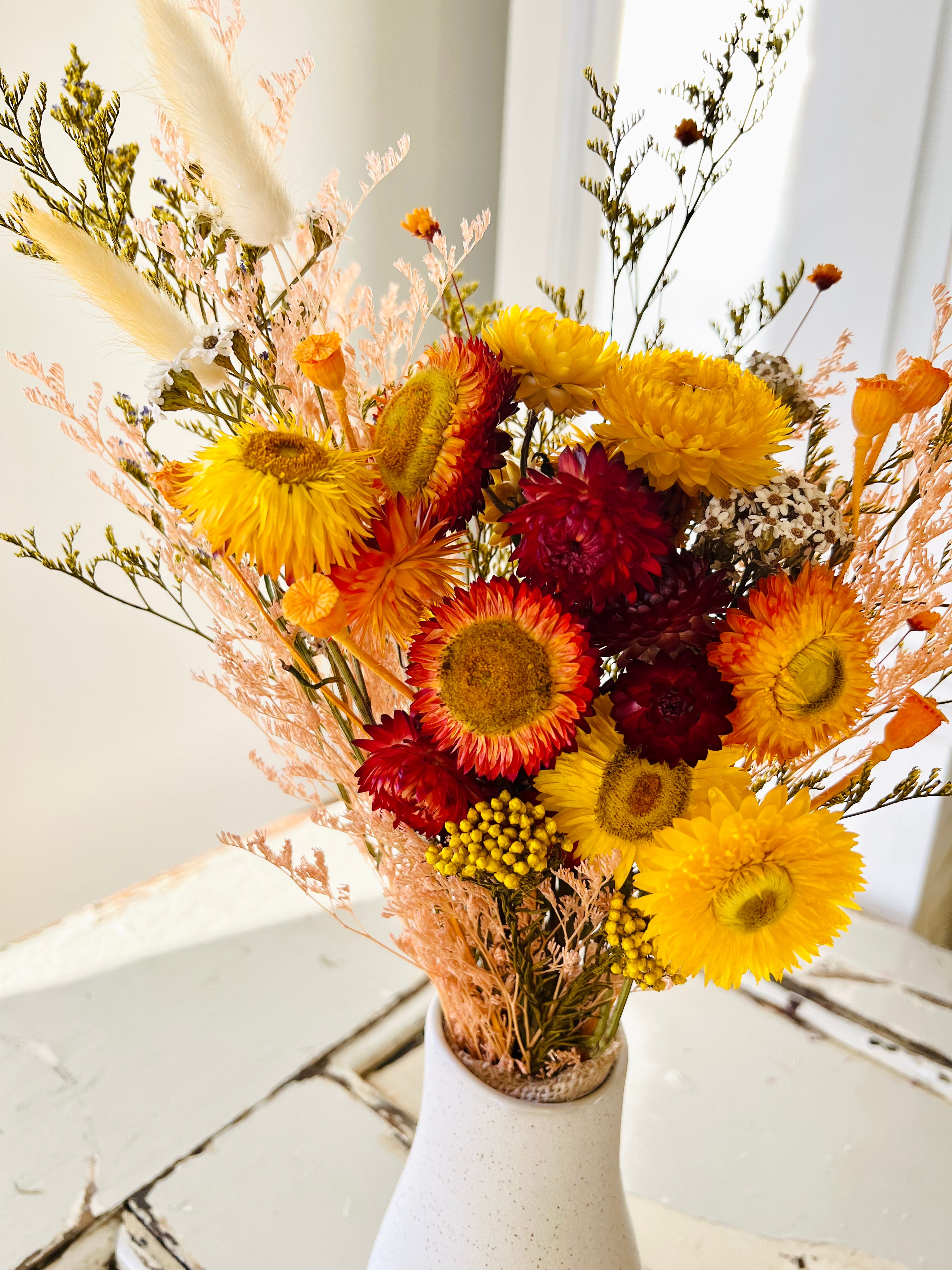 Happy Daisy Bouquet [SM] preserved dried flowers – FLEURI flowers