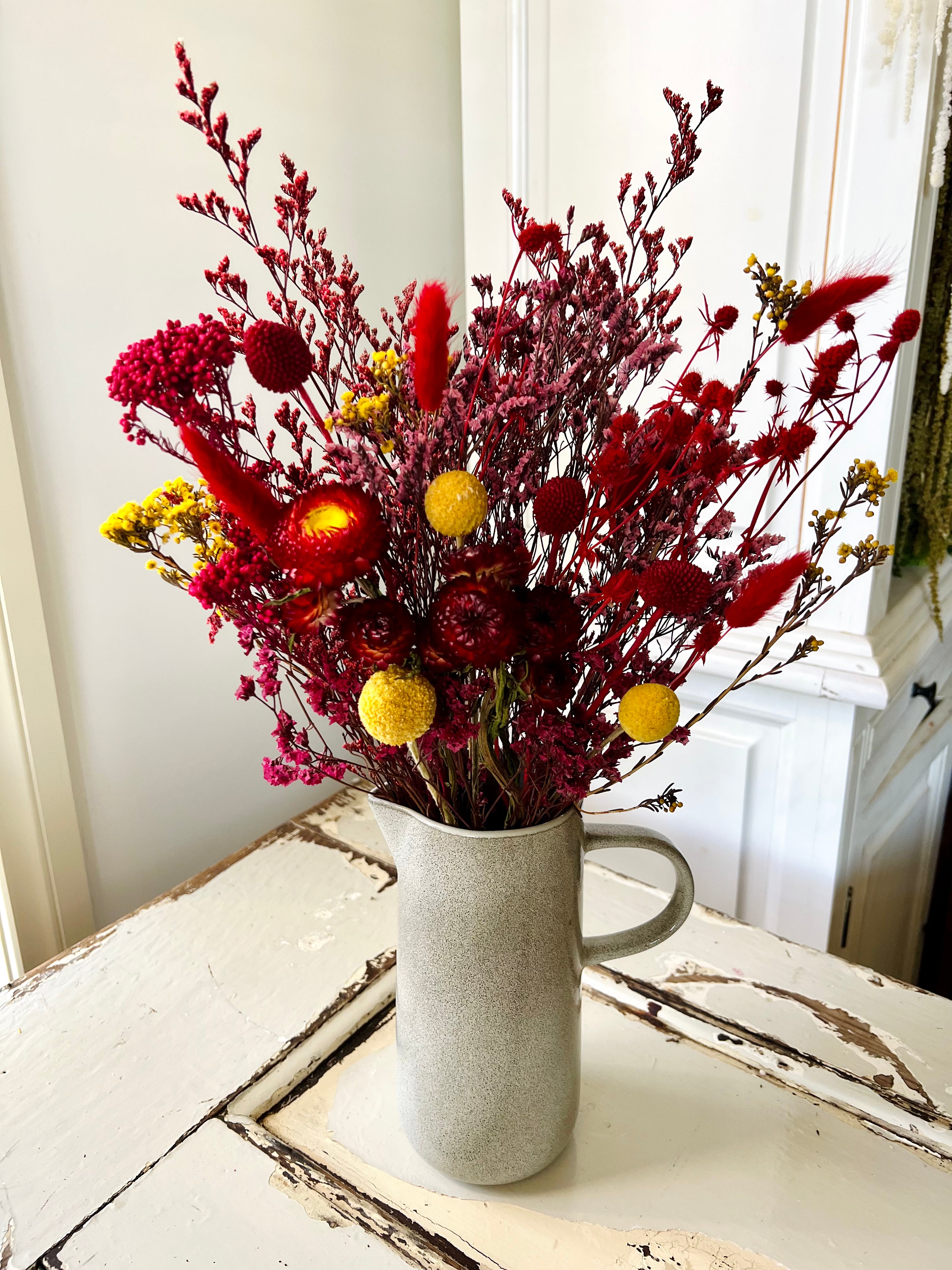 Favourite Rouge Bouquet [M] preserved dried flowers – FLEURI flowers