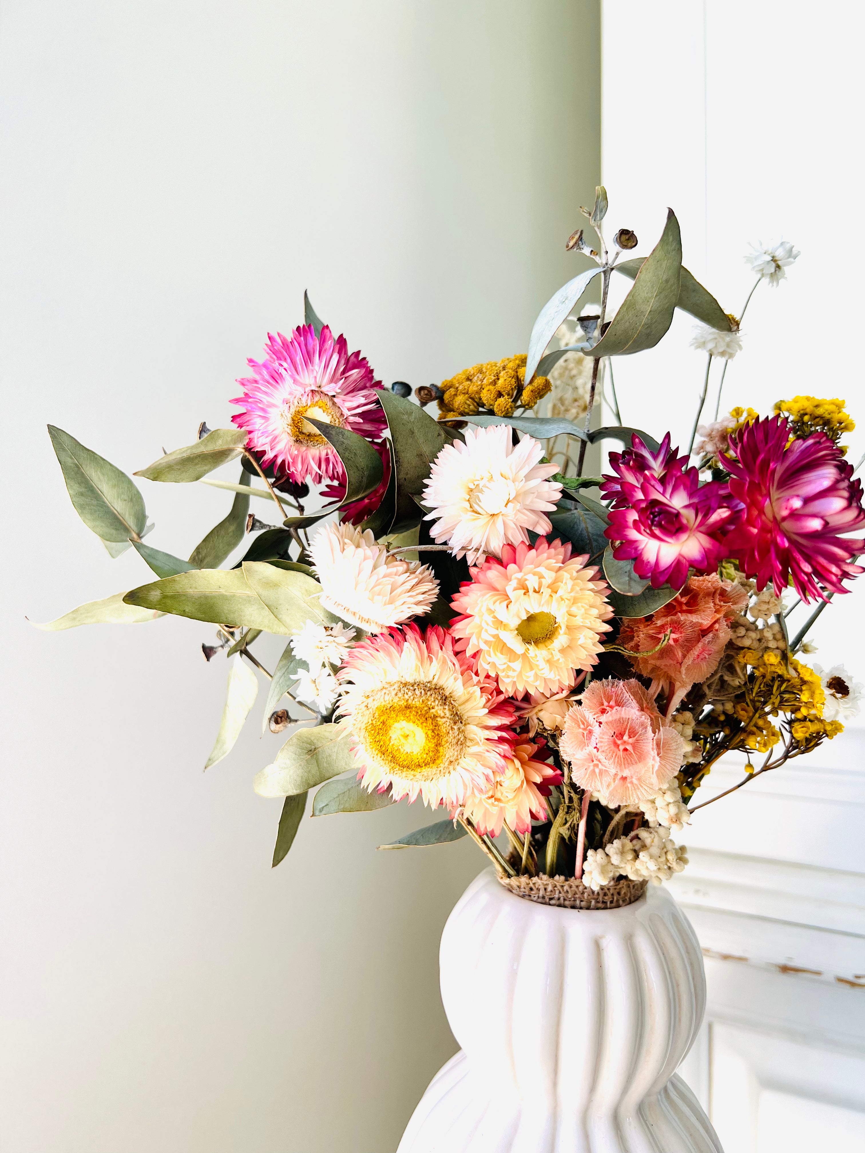 Cottage Garden Bouquet - Daisy [SM] preserved dried flowers – FLEURI ...